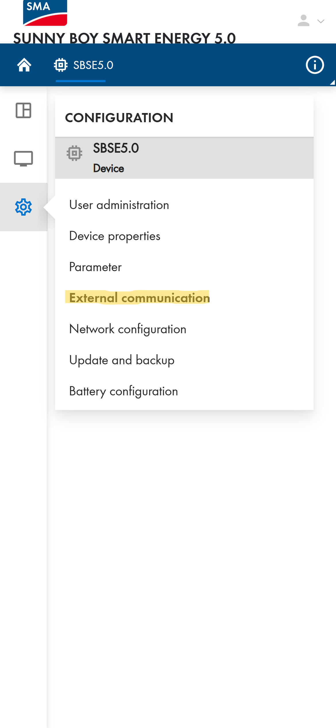 SMA - Bèta-version : Sunny Boy Smart Energy